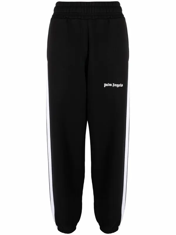 Palm Angels Logo-print Track Pants - Black