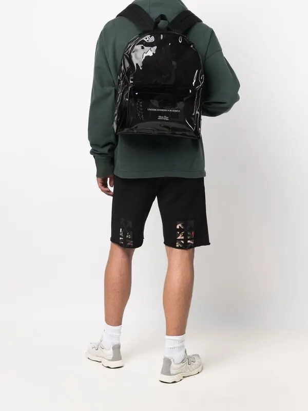 Off-White Logo-print Knee-length Track Shorts