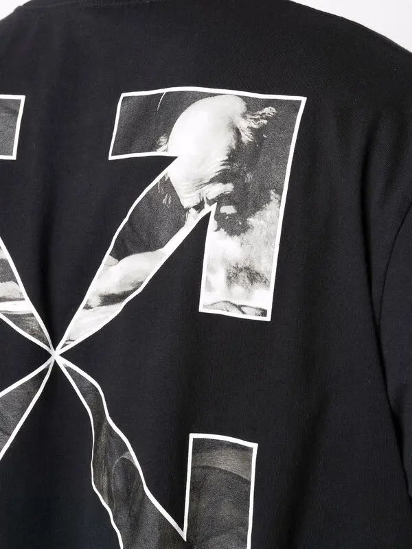 Off-White Arrow-print Cotton T-shirt