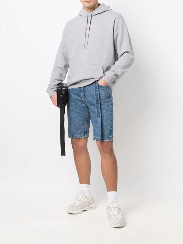 Off-White Belted Denim Shorts