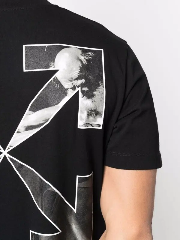 Off-White Caravaggio Arrow Short-sleeve T-shirt - Black