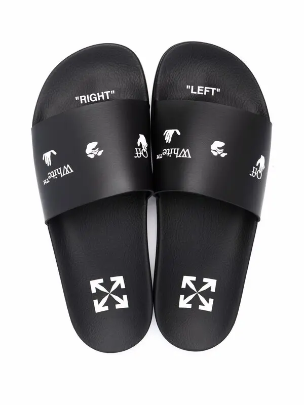 Off-White Logo-print Slides
