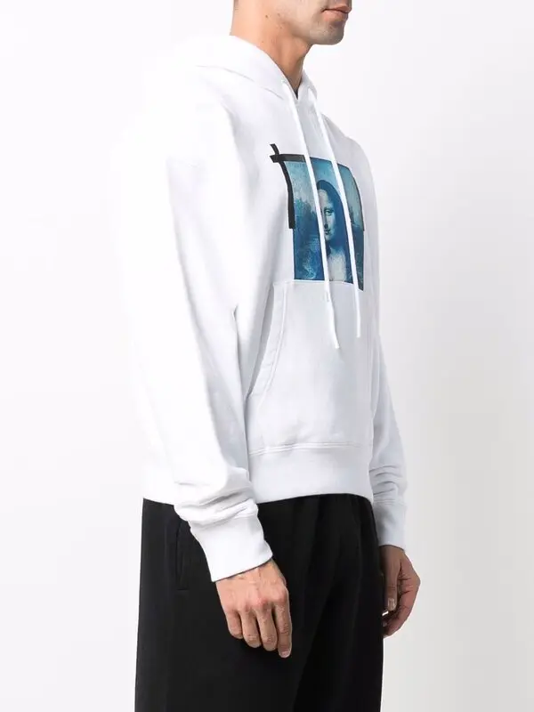 Off-White Monalisa Over Hoodie - White