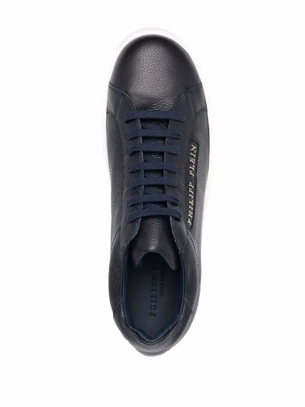 Philipp Plein Logo-print Leather Trainers