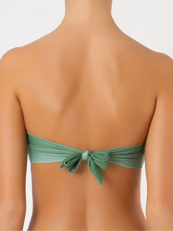 AMIR SLAMA Bandeau Bikini Top