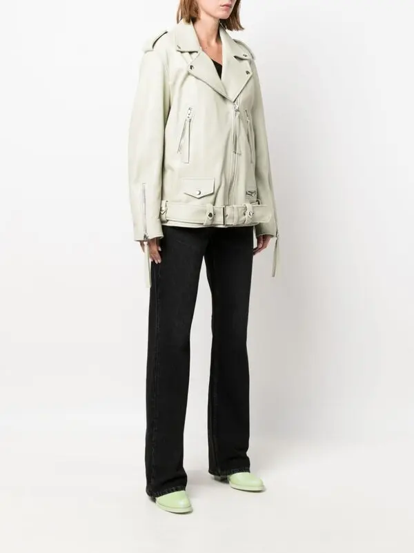 HONEY FUCKING DIJON Boxy Biker Jacket