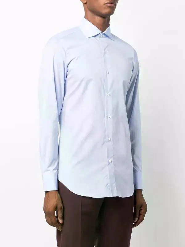 FINAMORE 1925 Long-sleeve Cotton Shirt