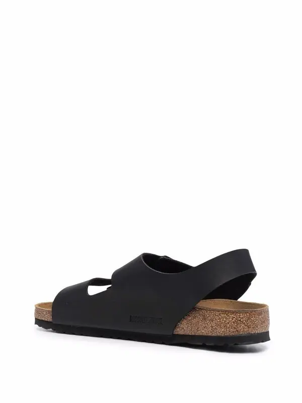 BIRKENSTOCK Milano Double-strap Sandals - Black