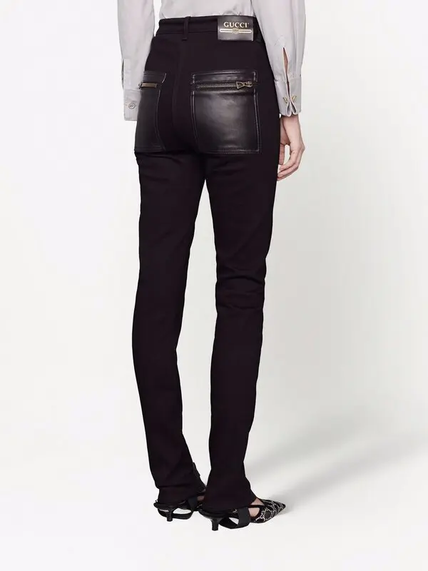 Gucci Zip-detail Stirrup Trousers