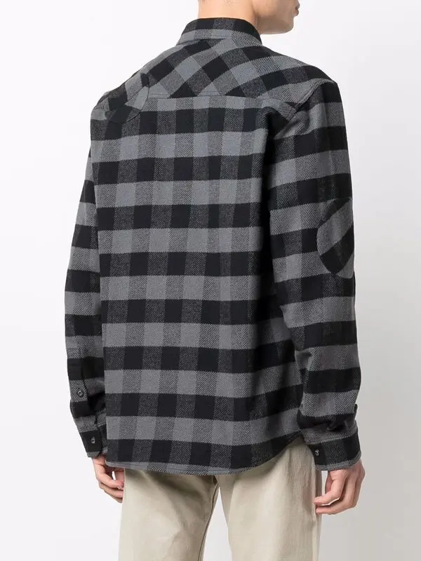 Off-White Check Patch-detail Shirt