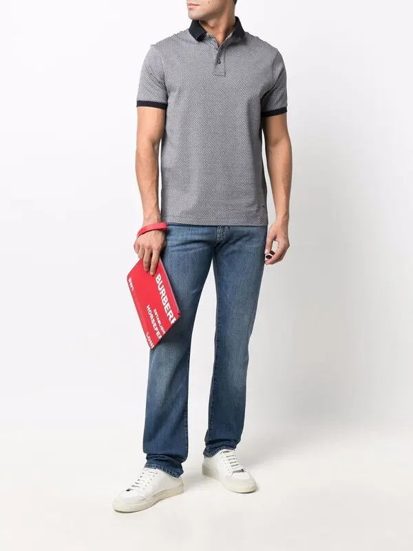 Emporio Armani J45 Straight-leg Jeans - Blue