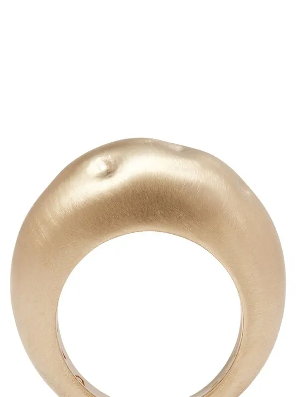 Lauren Rubinski 14kt Yellow Bubble Broken Ring