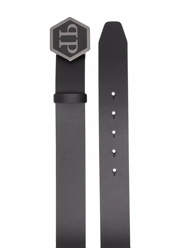 Philipp Plein Hexagonal Logo-buckle Belt