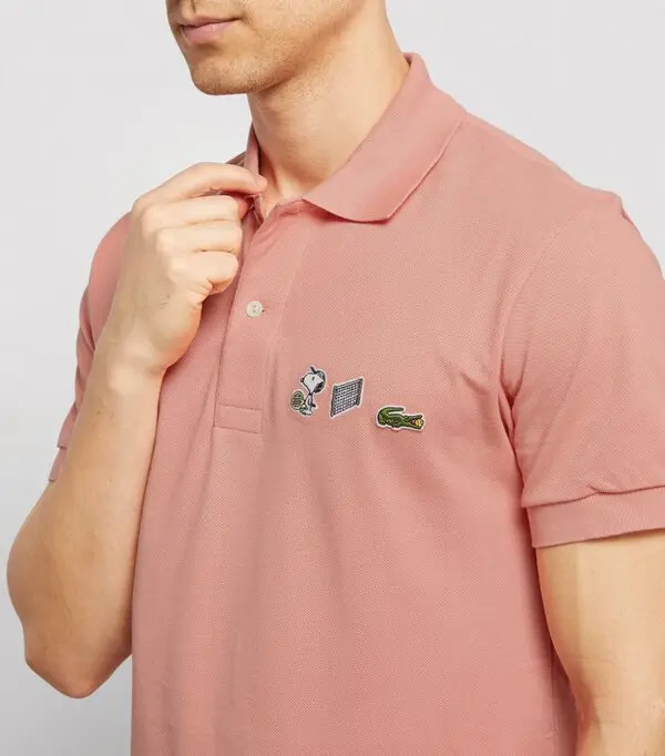 LACOSTE SNOOPY テニス ポロシャツ 36 Lacoste Snoopy Tennis Polo Shirt In Pink - 51% Off | Editorialist