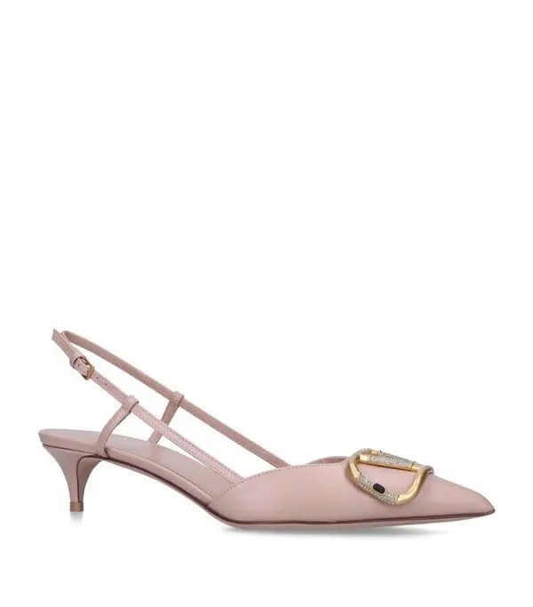 Valentino Garavani Vlogo Slingback Pumps 40