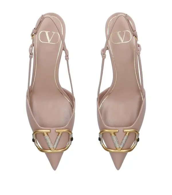Valentino Garavani Vlogo Slingback Pumps 40