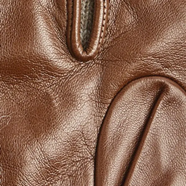 Max Mara Leather Gloves - Brown