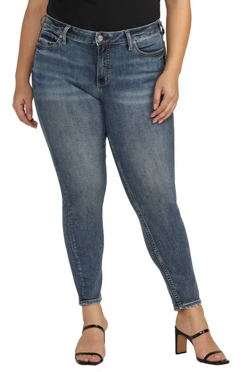 SILVER JEANS CO. Suki Skinny Jeans - Blue