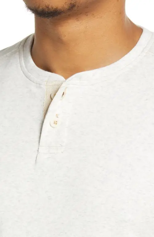 THE NORMAL BRAND Puremeso Two Button Henley