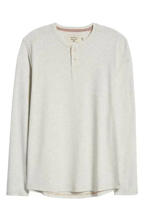 THE NORMAL BRAND Puremeso Two Button Henley