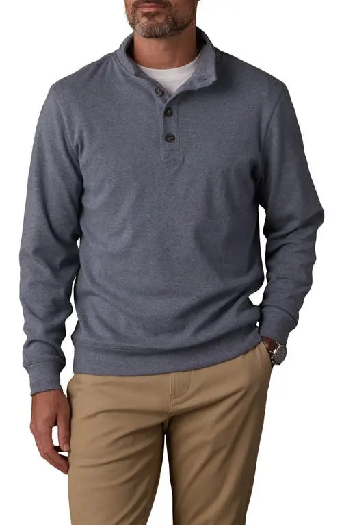 THE NORMAL BRAND Puremeso Mock Neck Top - Bluestone