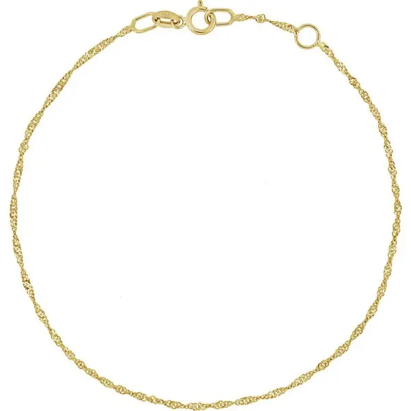 Bony Levy 14k Gold Twisted Chain Bracelet - 14k Yellow Gold