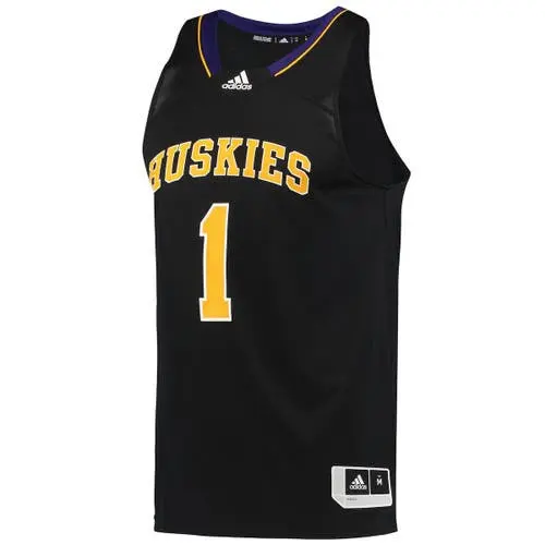 Adidas 1 Washington Huskies Reverse Retro Jersey