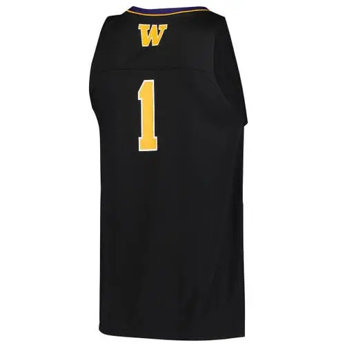 Adidas 1 Washington Huskies Reverse Retro Jersey