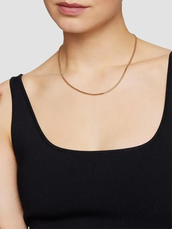 David Yurman Box Chain Necklace In 18k Yellow 2.7mm