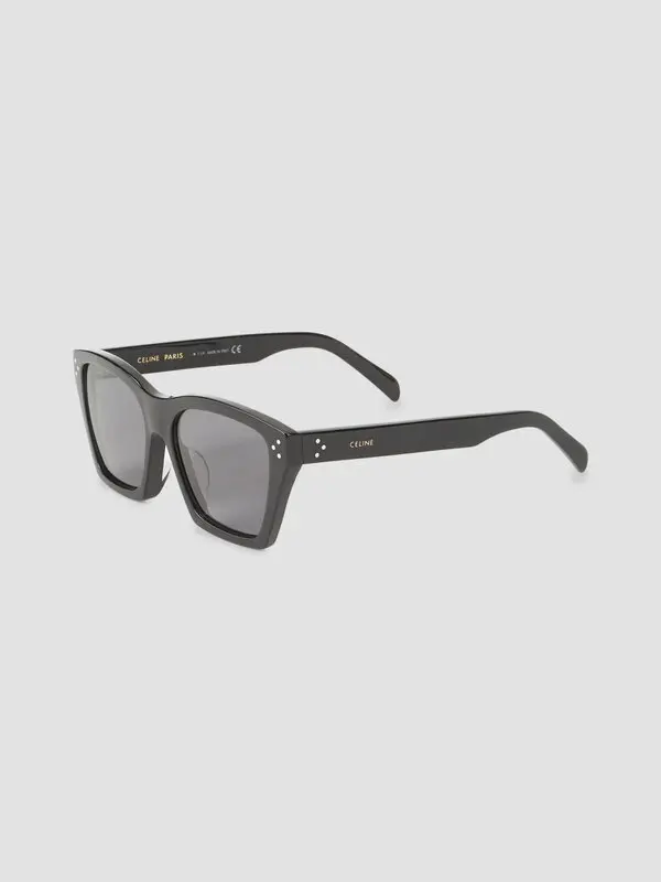 Celine 56mm Square Sunglasses - Black