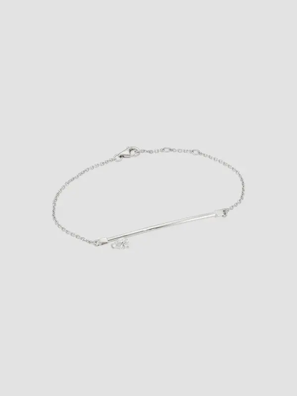 REPOSSI Serti Sur Vide 18k & Diamond Chain Bracelet/6.69 - White Gold