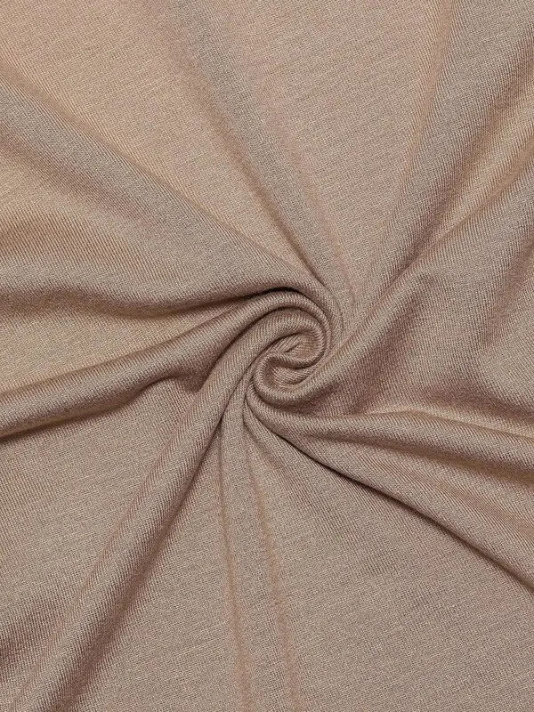 Majestic Filatures Soft Touch Crewneck Long-sleeve Top - Coffee Latte