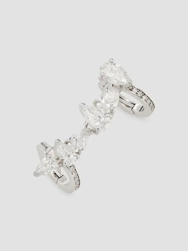 REPOSSI Serti Sur Vide 18k & 1.78 Tcw Diamond Single Ear Cuff