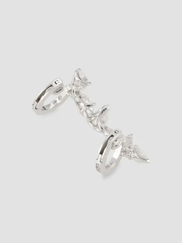 REPOSSI Serti Sur Vide 18k & 1.78 Tcw Diamond Single Ear Cuff