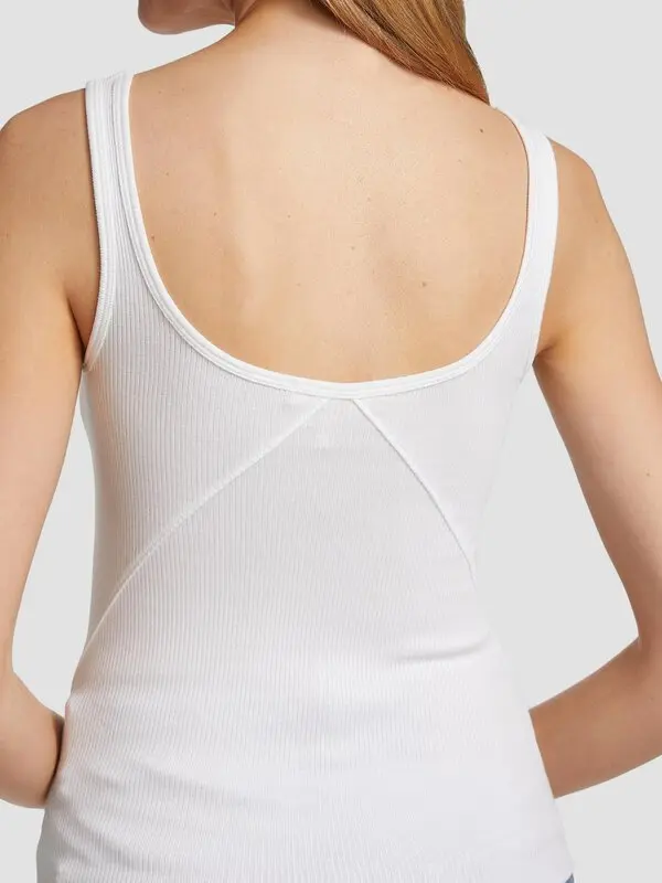 Rag & Bone The Essential Rib Scoop Neck Tank