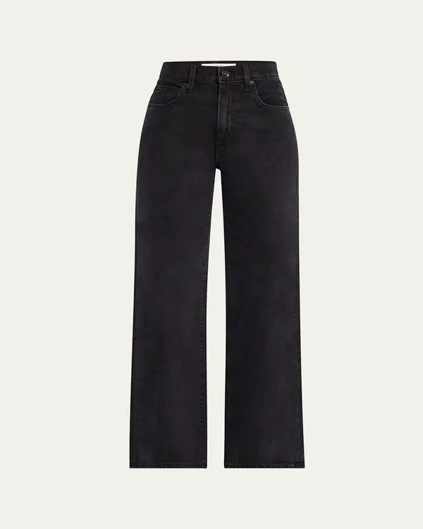SLVRLAKE Grace Wide-leg Jeans - Black
