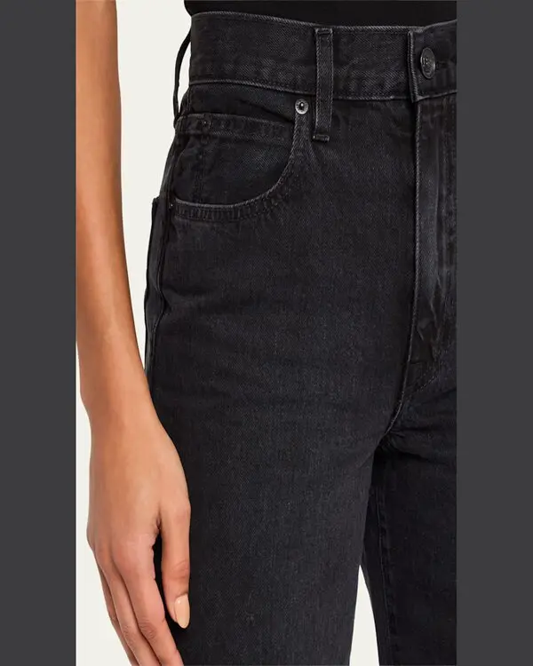 SLVRLAKE Grace Wide-leg Jeans - Black