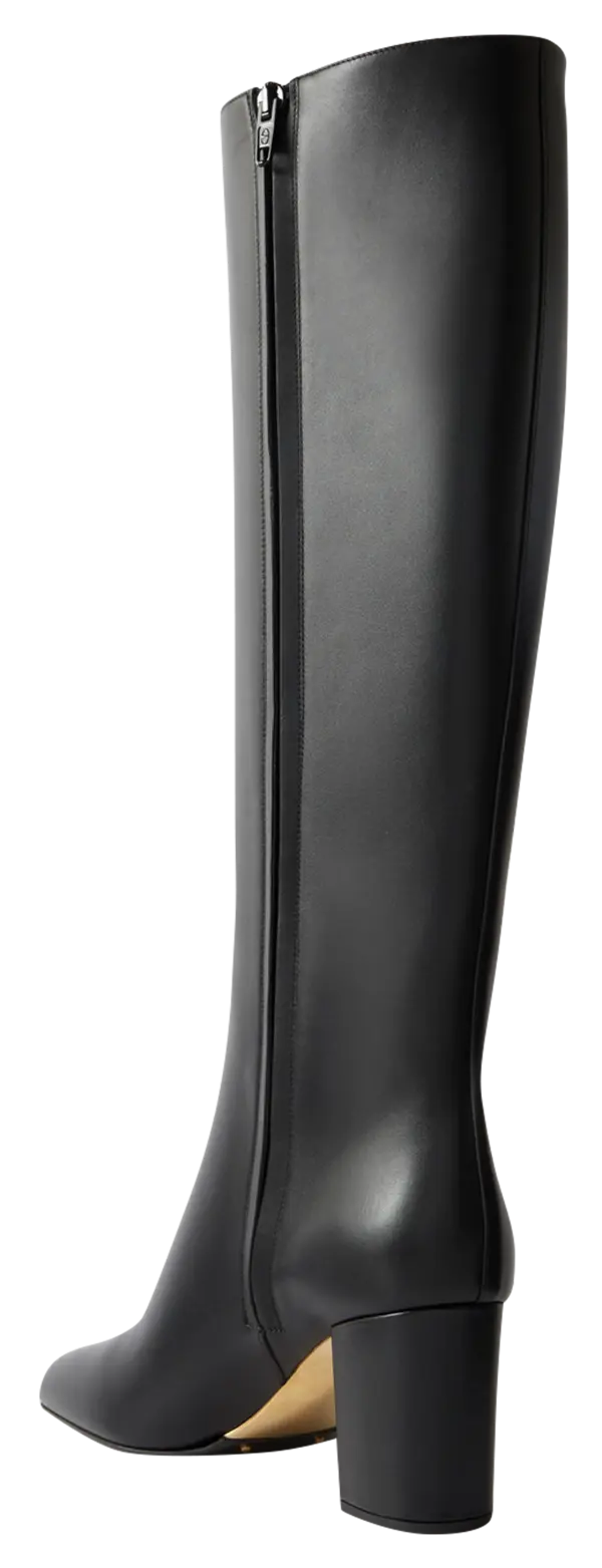 Valentino Garavani Vlogo Leather Knee Boots