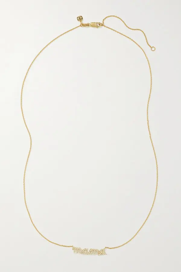 SYDNEY EVAN Mama Diamond Necklace