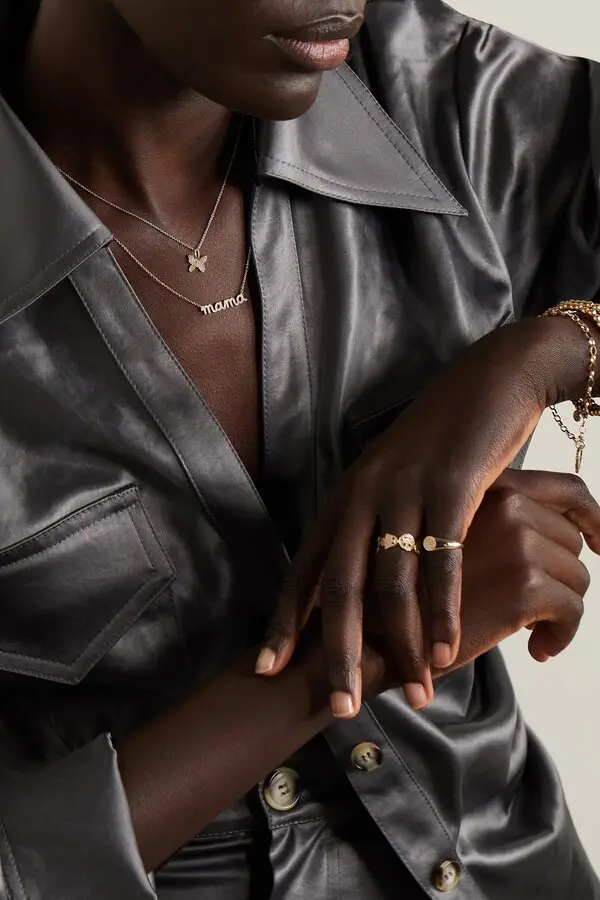SYDNEY EVAN Mama Diamond Necklace