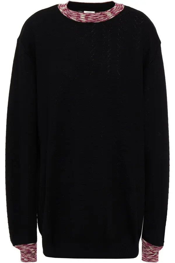 Missoni Crochetknit Sweater - Black