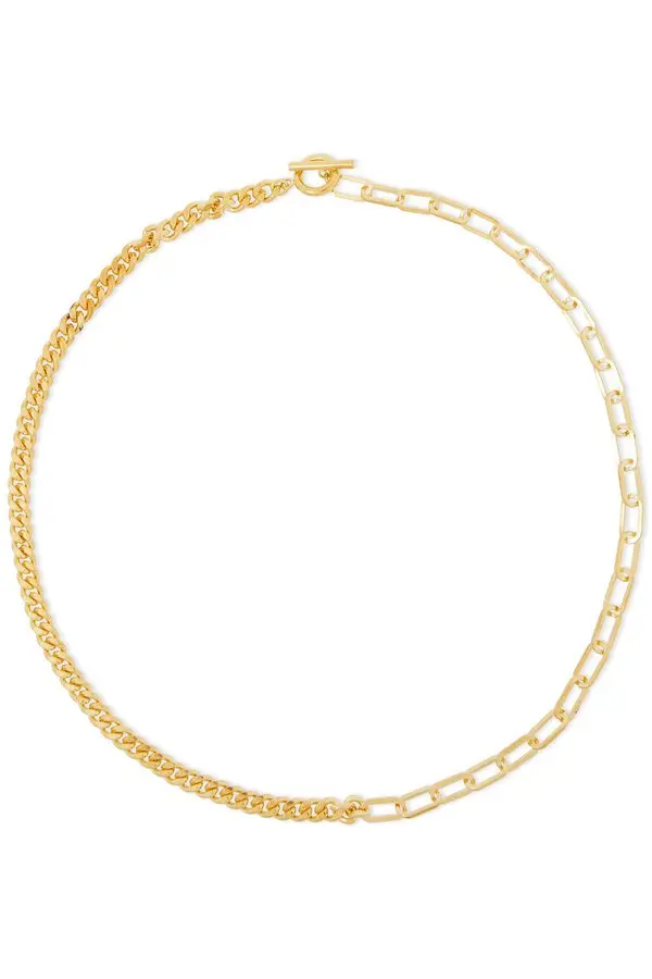 Shashi 18karat Plated Necklace - Gold