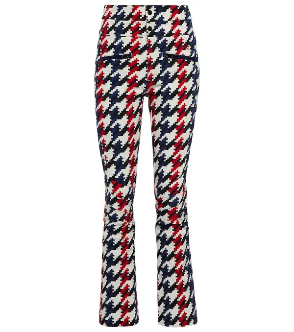 Perfect Moment Aurora High-rise Houndstooth Softshell Ski Pants
