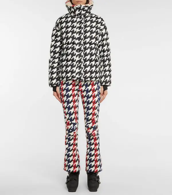 Perfect Moment Aurora High-rise Houndstooth Softshell Ski Pants