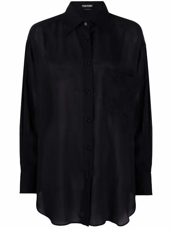 TOM FORD Long-sleeved Lyocell Shirt
