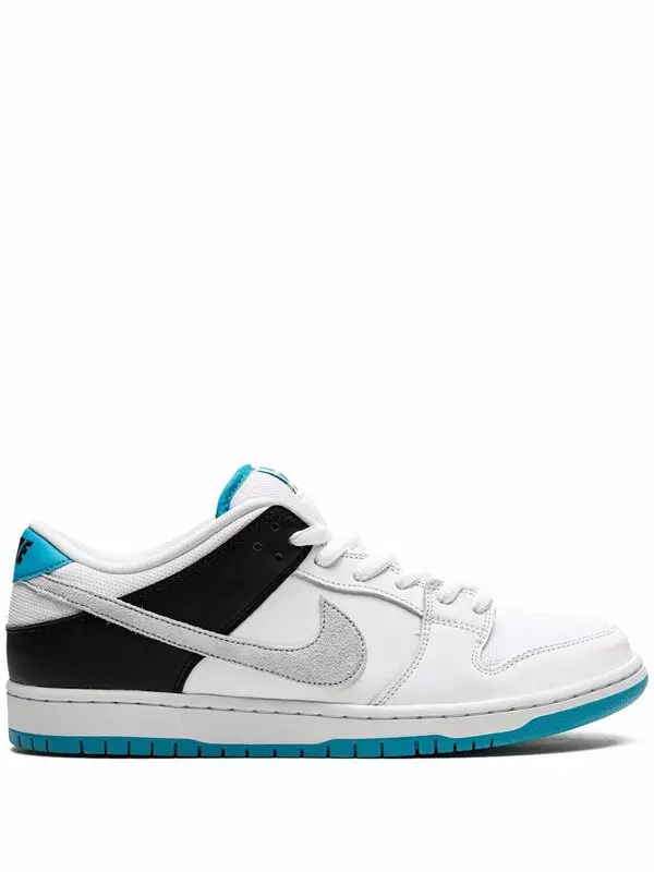Nike Sb Dunk Low Laser Blue Sneakers - White