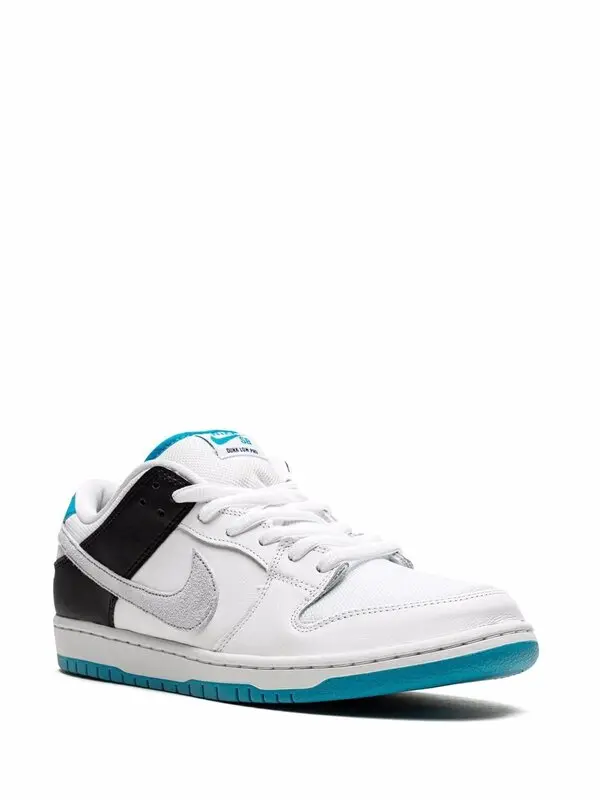 Nike Sb Dunk Low Laser Blue Sneakers - White