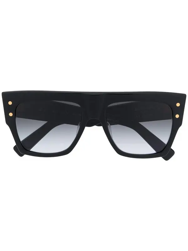 Balmain B-ii Square Frame Sunglasses