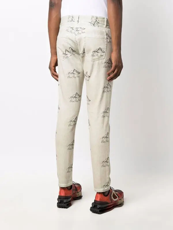 BLUE SKY INN Logo Print Trousers