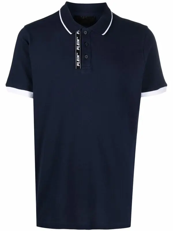 Philipp Plein Logo-tape Detail Polo Shirt